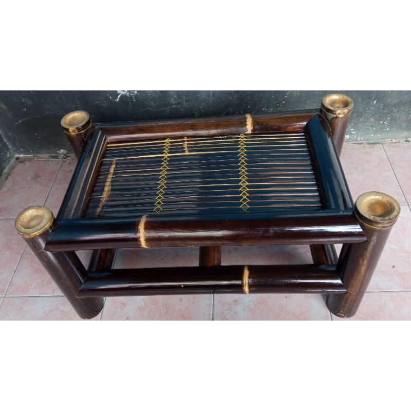Jual meja bambu Hitam | Shopee Indonesia