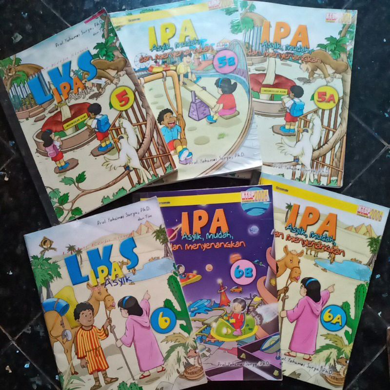 Jual IPA Asyik, Mudah, dan Menyenangkan Kelas 5 dan Kelas 6 dan LKS ...
