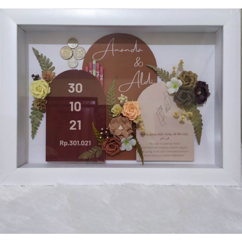 Jual mahar pernikahan| mahar bingkai | mahar bunga | mahar rustic ...