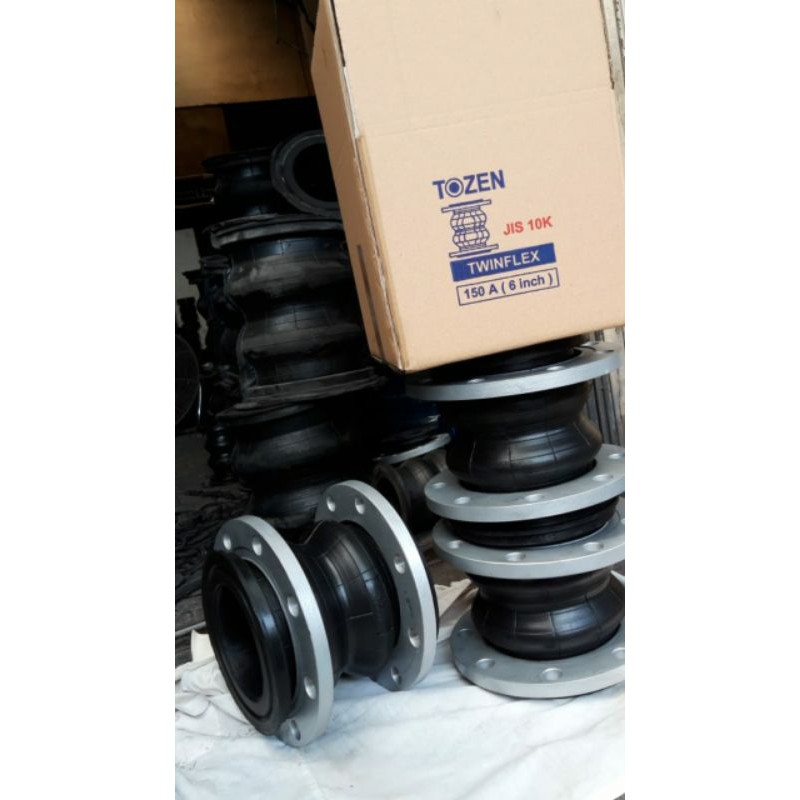 Jual Flexible Rubber Joint - Tozen - Tozen Galvanis - 1 1/2 " - JIS 10K ...