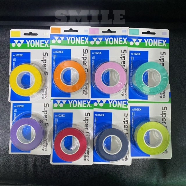 Jual Grip Raket Original Yonex AC102 / AC 102 / AC102EX Super Grap 3 Wraps | Shopee Indonesia