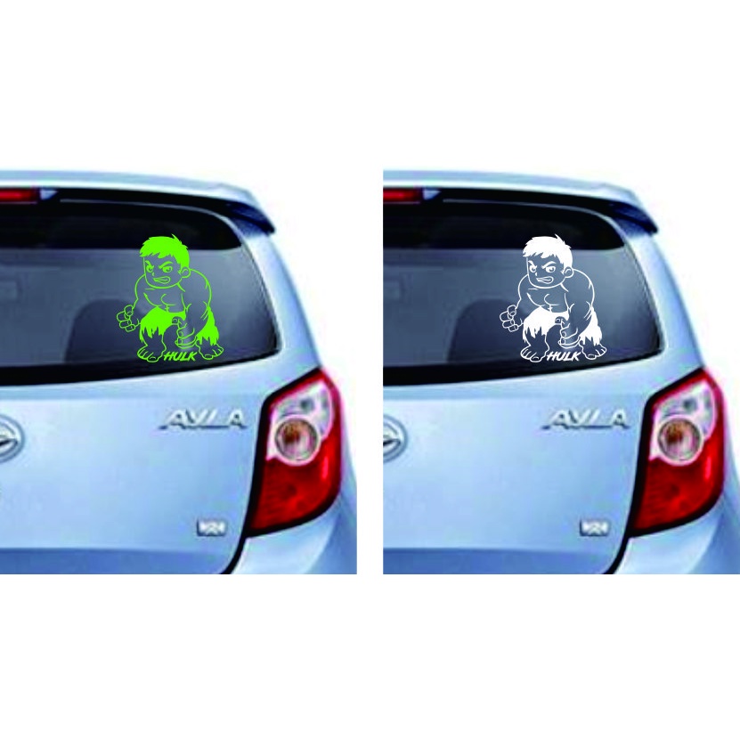 Jual stiker cutting mobil hulk terbaru karakter kartun | Shopee Indonesia