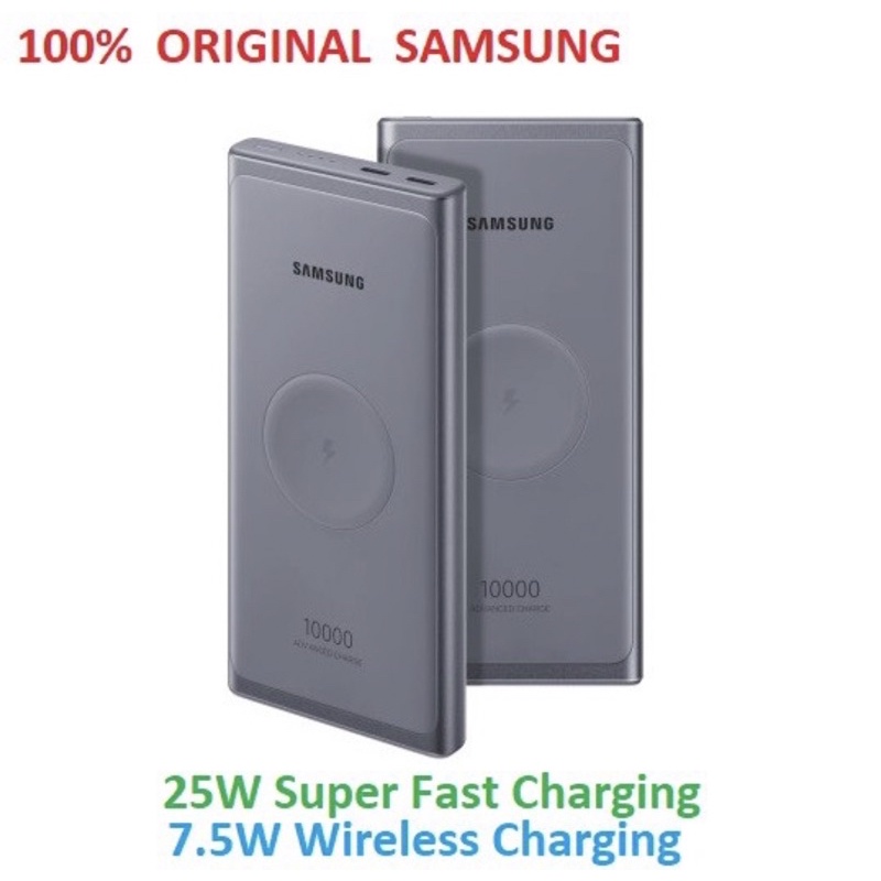 Jual SAMSUNG 25W Battery Pack 10000Mah Super Fast Charging + Wireless ...