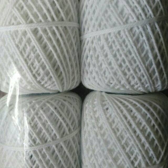Jual BENANG KASUR - BENANG RAMI - TALI JARING - BENANG PUTIH CAP JAGUNG ...