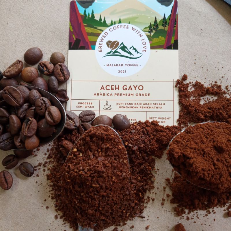 Jual Kopi Bubuk Arabika Aceh Gayo Premium Grade 100 gr (Arabica Coffee ...