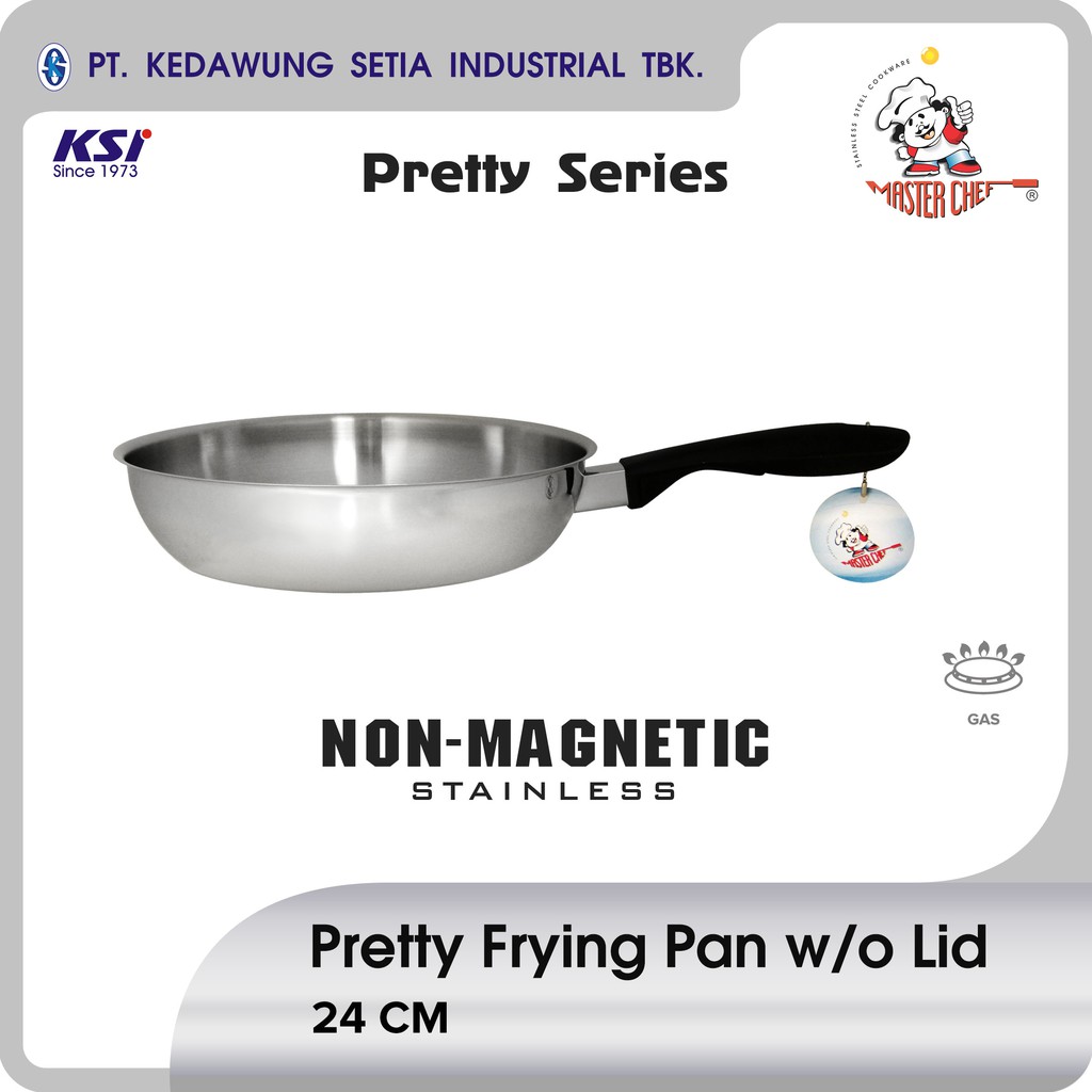 Jual Master Chef Frying Pan 24 cm Pretty Series Panci Stainless Steel ...