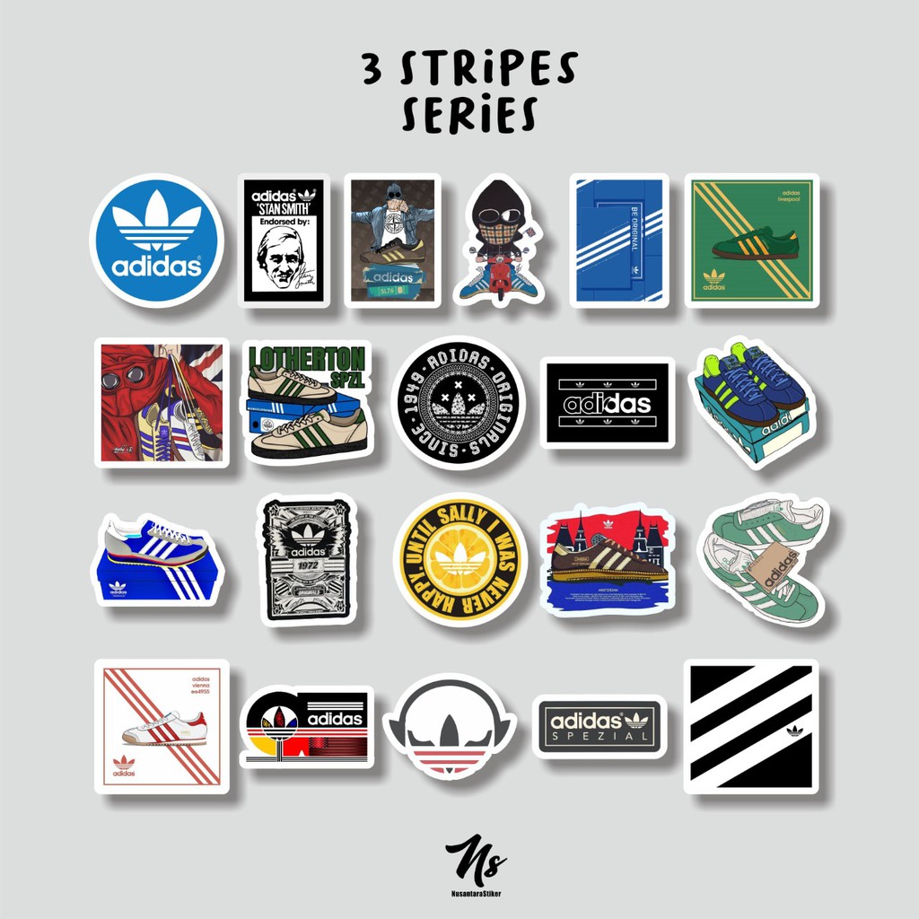 Jual STICKER BRAND HYPEBEAST ADIDAS PACKAGE STIKER TUMBLR CASE ...