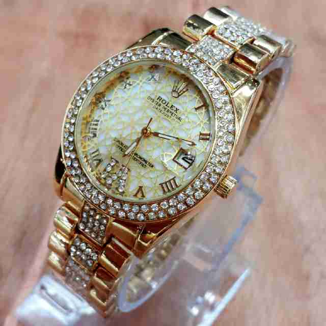Jual HARGA GROSIR ROLEX MADU DIAMOND RANTAI | Shopee Indonesia