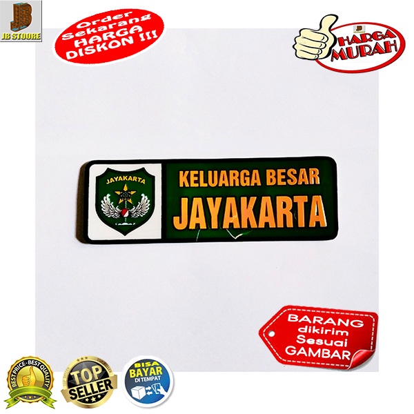 Jual Stiker Jayakarta Panjang Timbul / Sticker jayakarta mobil timbul ...