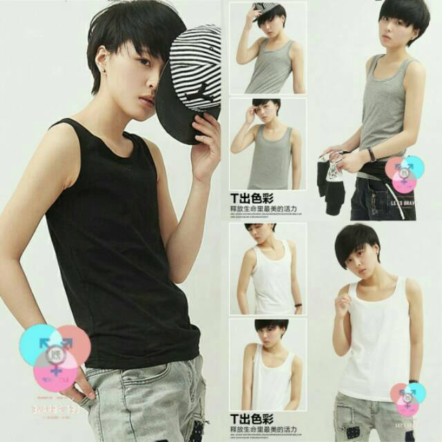 Jual LES1980 Breast Binder/Perata Dada/Korset Model Kaos Singlet/2in1 ...