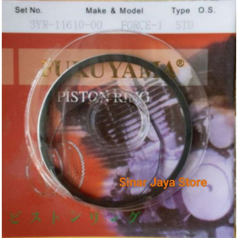 Jual Ring Piston Cincin Piston Force-1 Fukuyama Std;0.50;1.00 | Shopee Indonesia