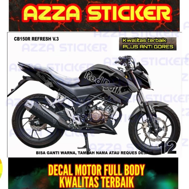 Jual Sticker Decal CB 150R V3 Refresh Full Body Stiker CB 150R V3 ...