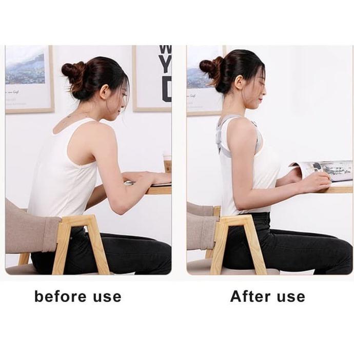 Jual kios.phoebe - Smart Back Posture Reminder Corrector Adjustable ...