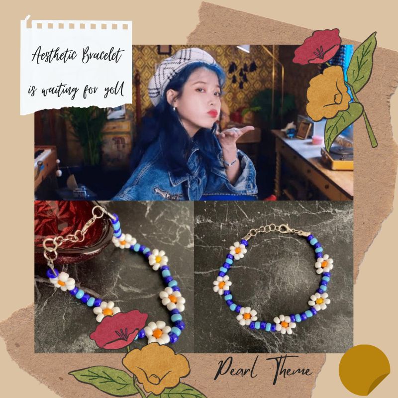 Jual IU Bracelet | Kpop Idol Beads Bracelet | Kpop Beaded Bracelet ...
