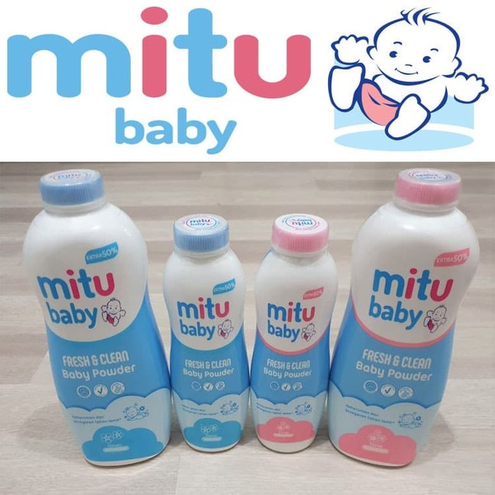 Jual Mitu Baby Powder 100+50 gram | Shopee Indonesia