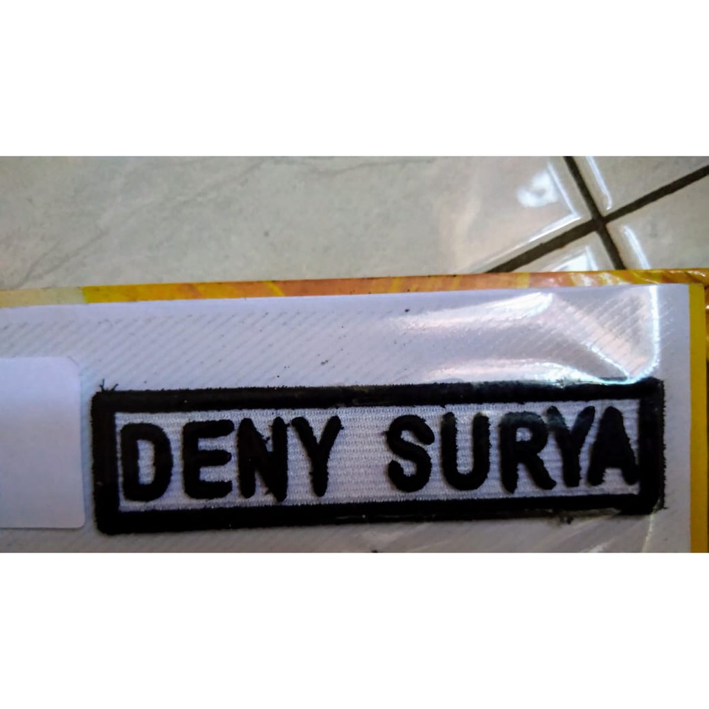 Jual Jual Jasa Bordir Emblem Nama Timbul 3D TNI/POLRI/POL PP Tempel ...