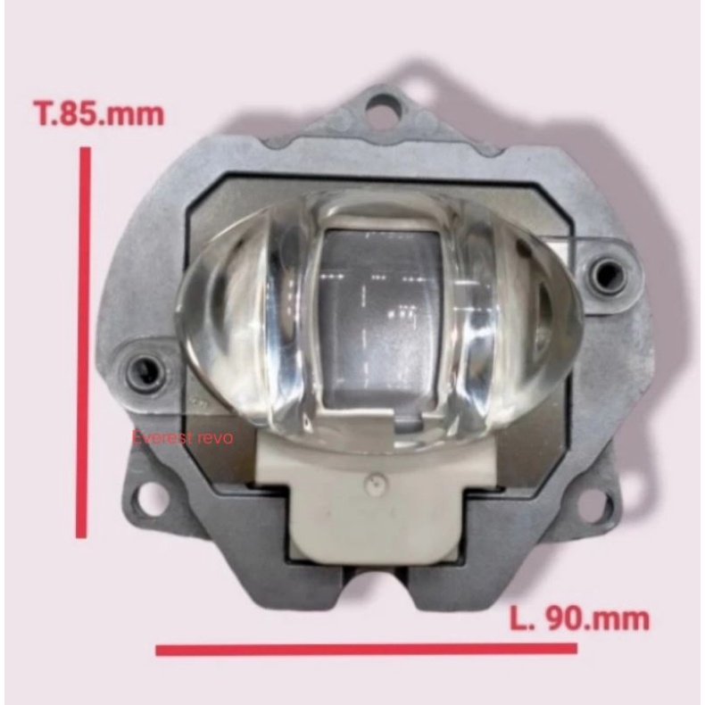 Jual CASING LED HPL LENSA / COVER LENSA PLUS HEATSINK 90mmx85mm ...