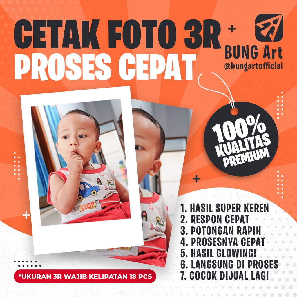 Jual CETAK FOTO 3R (7,8 CM X 10 CM) PROSES CEPAT BANYAK BONUS | Shopee Indonesia