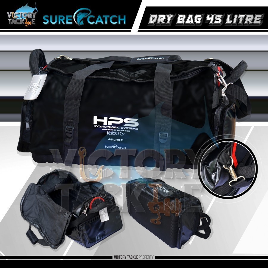 Jual Tas Pancing Sure Catch Waterproof Tackle Bag 45 Liter | Shopee ...