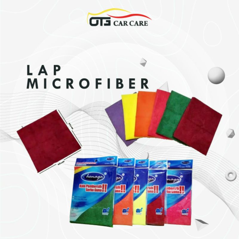 Jual Lap Microfiber Honaga ukuran 40x40 (GROSIR LEBIH MURAH) | Shopee ...