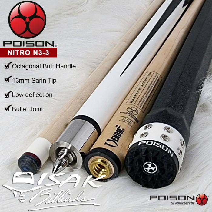 Jual Poison Nitro N3-3 Pool Cue - Billiard Stick Stik Biliar Low ...