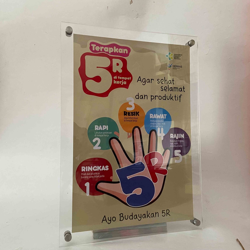 Jual Poster Akrilik Instansi, Budayakan 5 R, Poster Akrilik Budaya ... Jual Poster Akrilik Instansi, Budayakan 5 R, Poster Akrilik Budaya ...