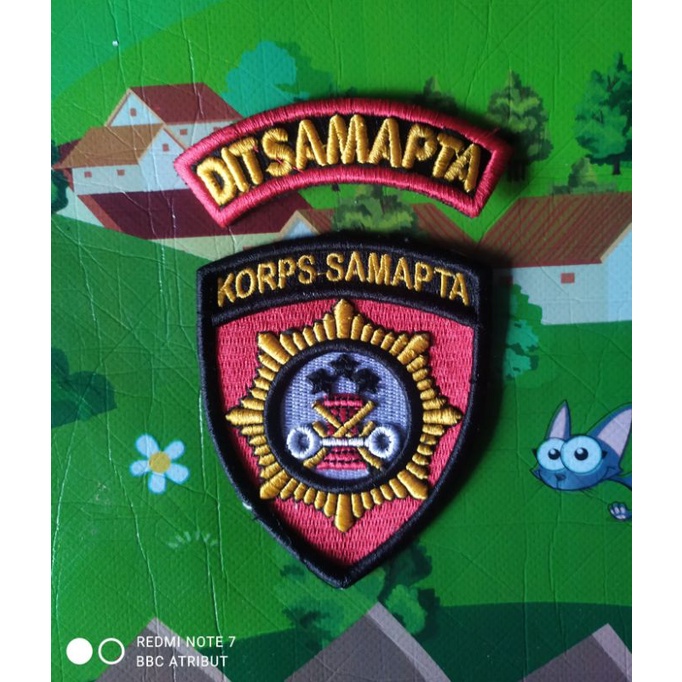 Jual Emblem korps samapta | lokasi ditsamapta | emblem baju dinas Polri ...