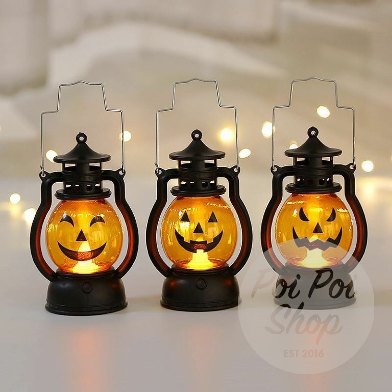 Jual Lentera Halloween Lampu Jack O Lantern Labu Pumpkin Dekorasi ...
