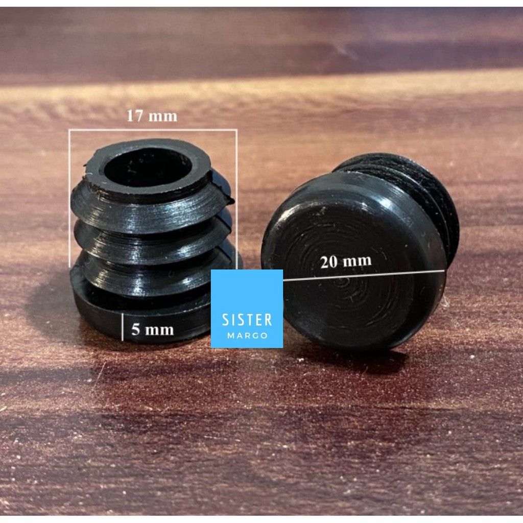 Jual Plastik Tutup Pipa Besi Pipa PVC Lubang Bulat DOP 17 mm Murah ...