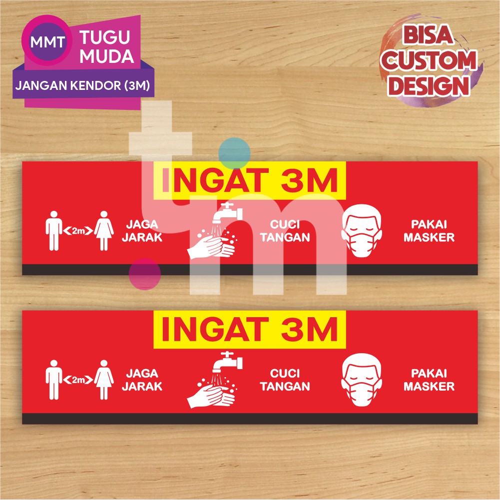 Jual Cetak Spanduk|Banner|MMT - Corona-Ingat 3M-Memakai Masker-Cuci ...
