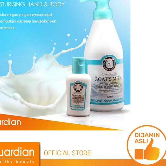 Jual Model Baru Guardian Goat Milk Moisturising Hand & Body Lotion 500 ...