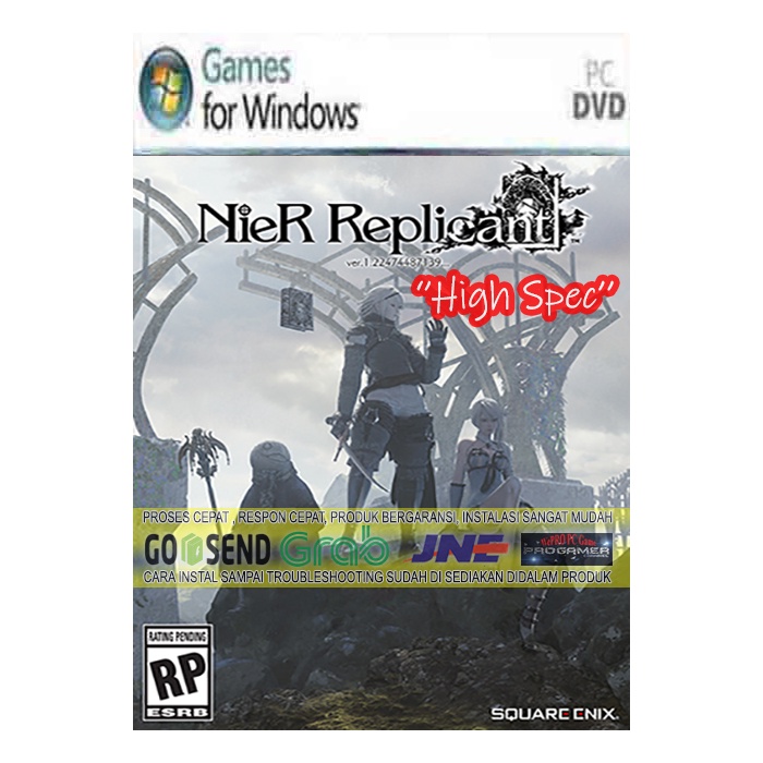 Jual NIER REPLICANT + ALL DLC - DVD - PC GAME - GAME PC LAPTOP - GAMING ...