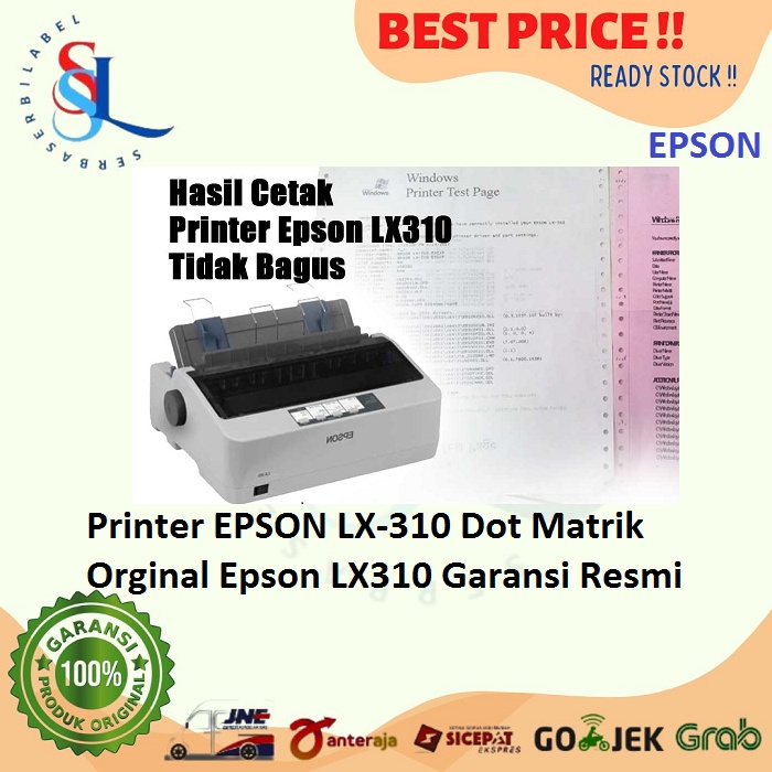 Jual Printer EPSON LX-310 Dot Matrik Orginal Epson LX310 Garansi Resmi ...