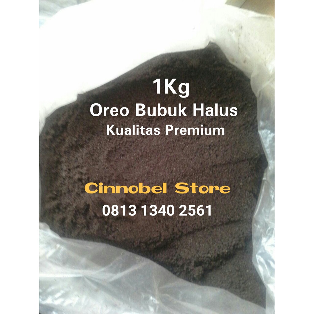 Jual 1Kg Oreo Bubuk (halus) / Crumb ASLI Grosir & Eceran (Tekstur Halus ...