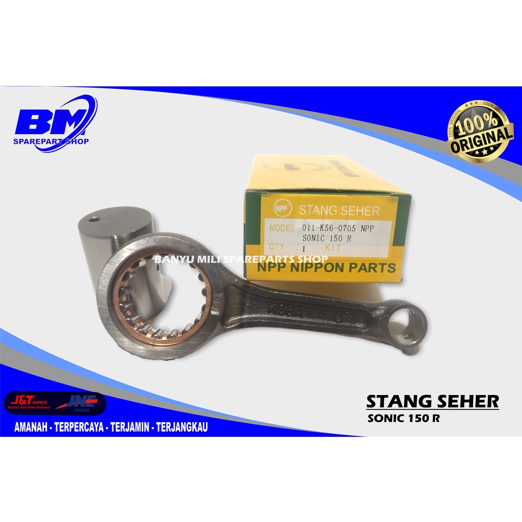 Jual STANG SEHER, CONRODKIT, CONNECTING ROD KIT SONIC 150 R ORIGINAL NPP | Shopee Indonesia