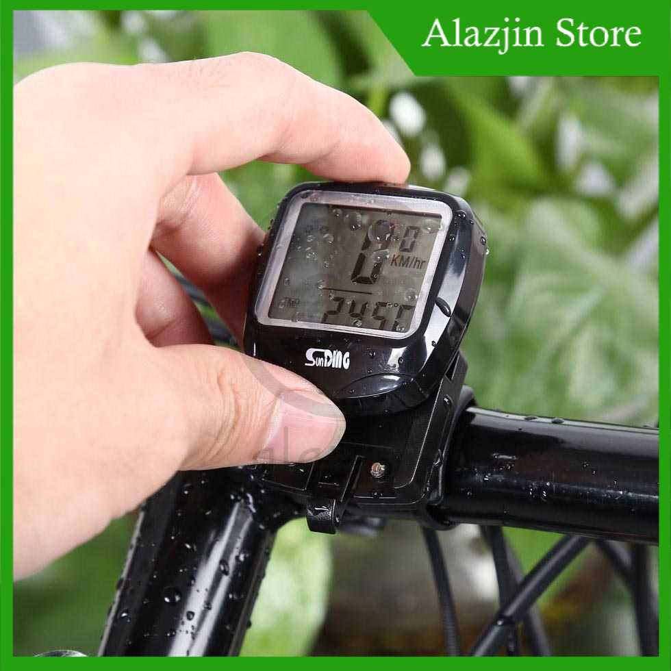 Jual Alat Ukur Kecepatan Sepeda SUNDING / Odometer Speedometer Monitor ...