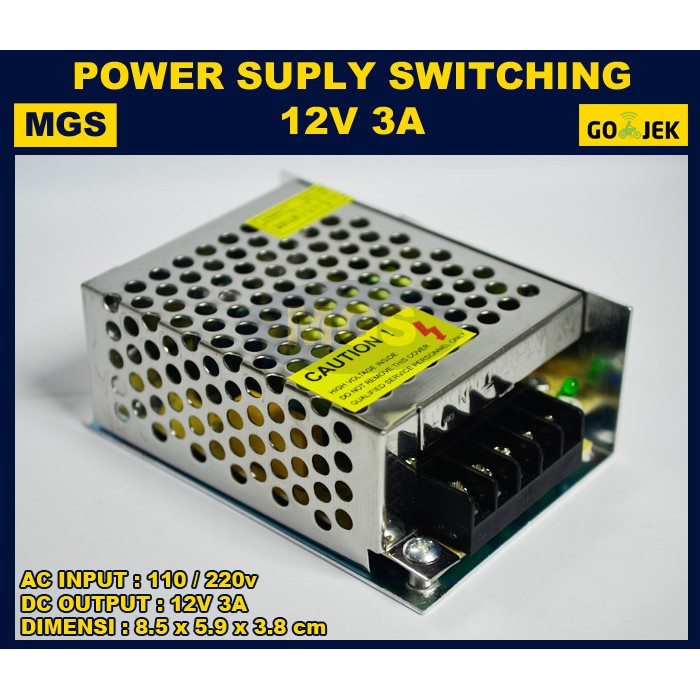 Jual 4Pcs Power Supply Switching 12v 3a | Shopee Indonesia