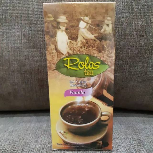 Jual Rolas Tea Teh Celup Berperisa Vanilla | Shopee Indonesia