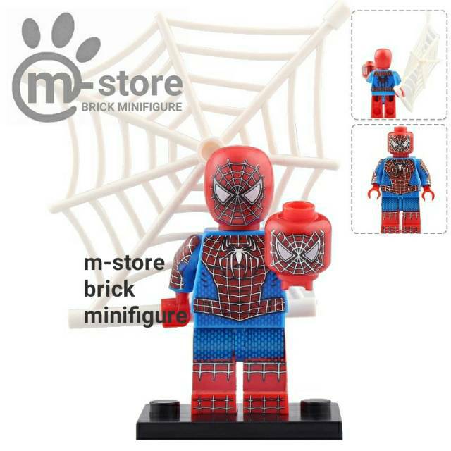 Jual brick spiderman spider-man spider man mini toy figure | Shopee ...