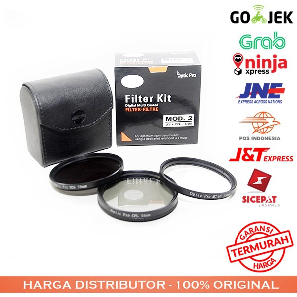 Jual Filter Kit Mod.2 UV-CPL-ND8 Universal Canon Nikon Sony | Shopee ...