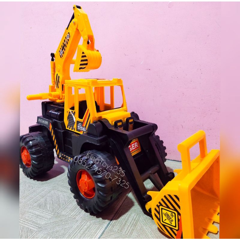 Jual Mainan Mobil Besar Excavator BONUS HELM Exca Jumbo Konstruksi ...