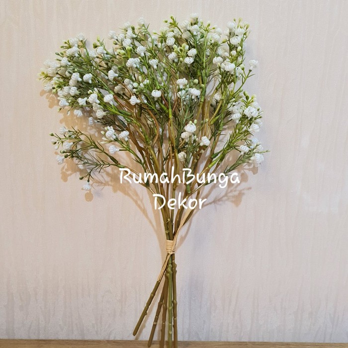 Jual Bunga Babybreath Ikat Artificial x5 | Shopee Indonesia