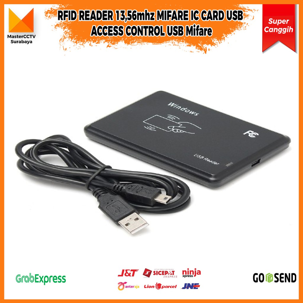 Jual RFID READER 13,56mhz MIFARE IC CARD ATAU RFID 125KHZ USB ACCESS ...