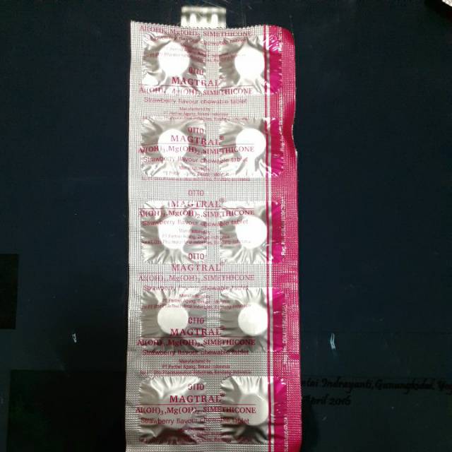 Jual Magtral tablet / obat lambung / strip 10 tab | Shopee Indonesia