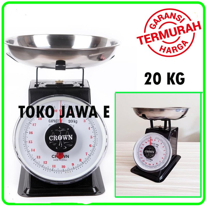 Jual TIMBANGAN BUAH CROWN TIMBANGAN Serbaguna Type Manual Kapasitas 5KG - 20 KG | Shopee Indonesia