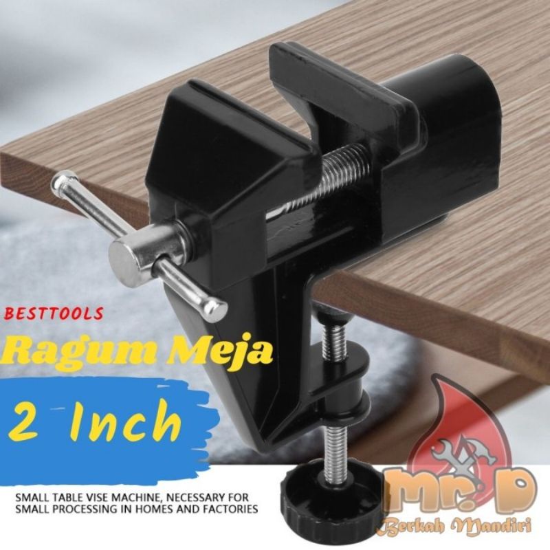 Jual Klem Catok Ragum, Catok Meja Ragum Clamp Vise Bench, Table Vice 50 ...