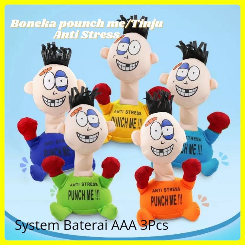 Jual Mainan Anak BONEKA ANTI STRESS Punch Me Tinju boneka Pukul Saya ...