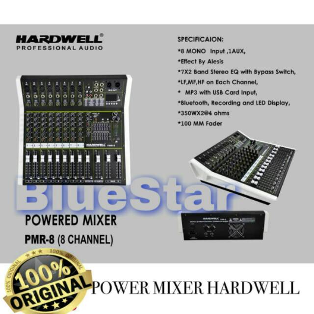 Jual Power Mixer HARDWELL PMR 8 Original 8 Channel | Shopee Indonesia