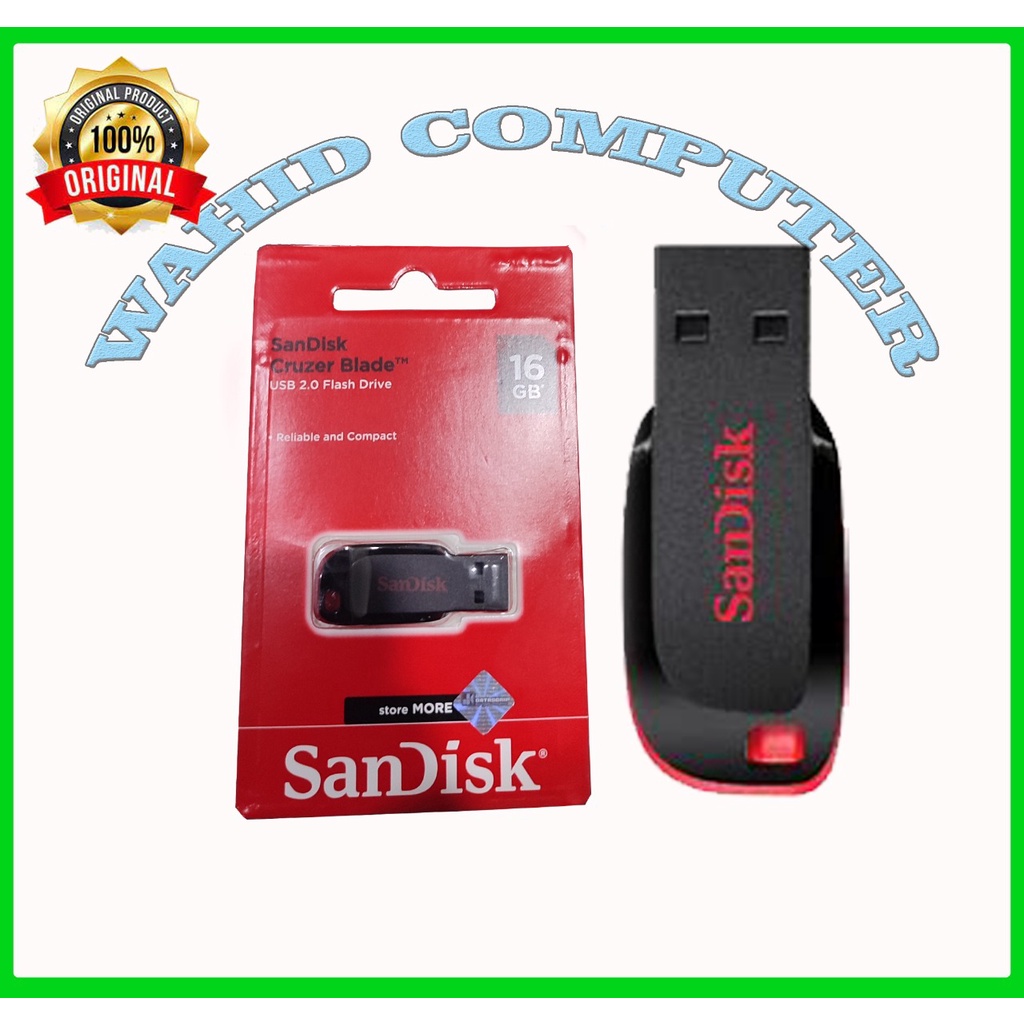Jual FLASHDISK SANDISK 16GB FLASH DISK ORIGINAL SANDIKS FD MURAH 16GB ...