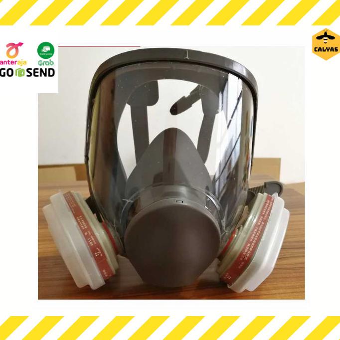 Jual Masker Gas / Masker Lab / Cat Amonia Acid Full face Respirator ...